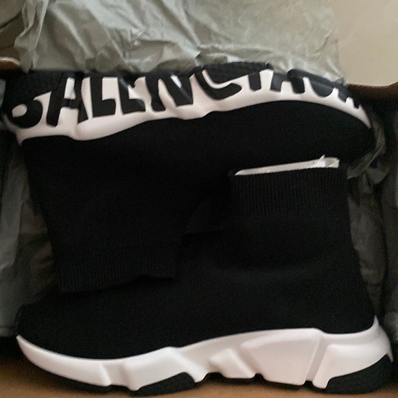 Balenciaga | Shoes | Balenciaga Speed Graffiti Sock Sneakers Euro 37 ...